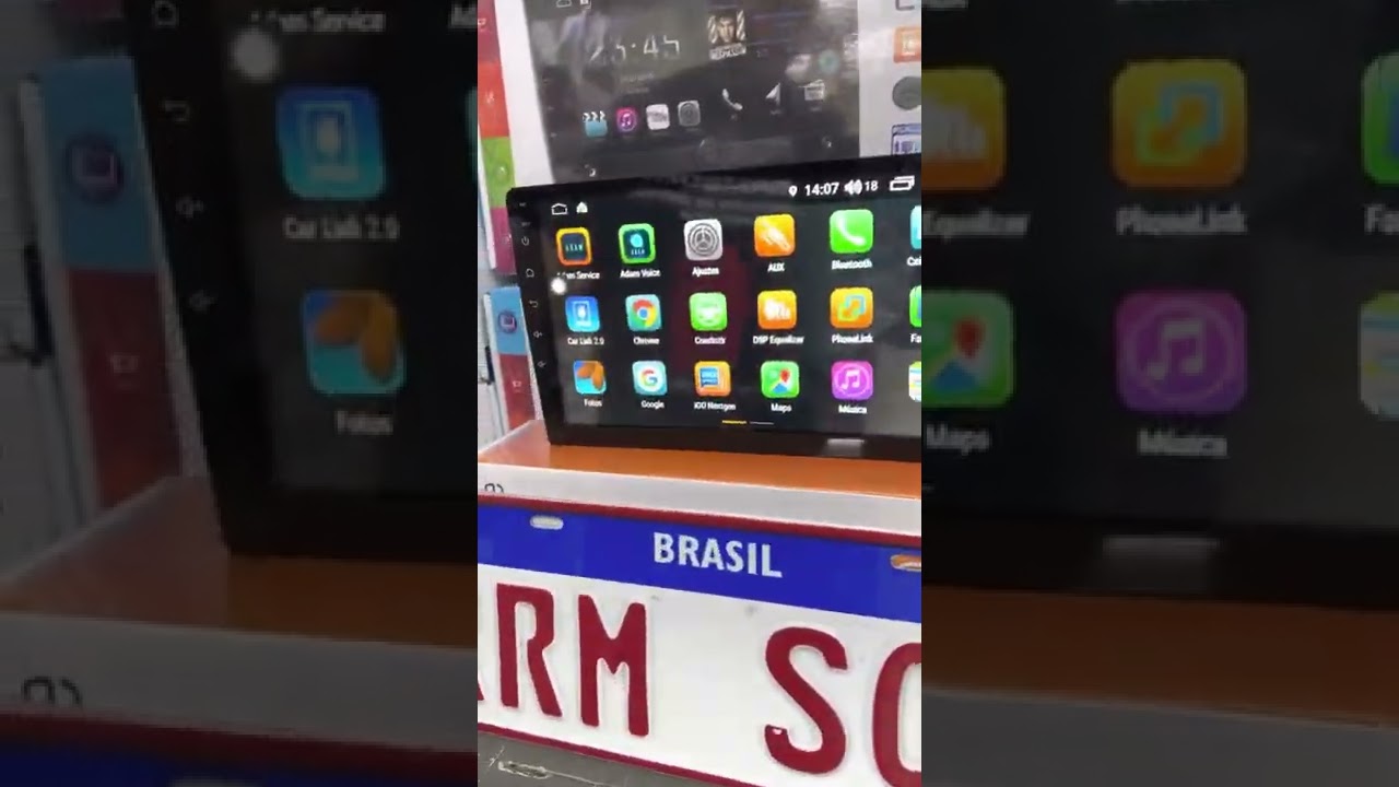 Lançamento aikon electron 2gb 32 memória Apple CarPlay Android auto ...