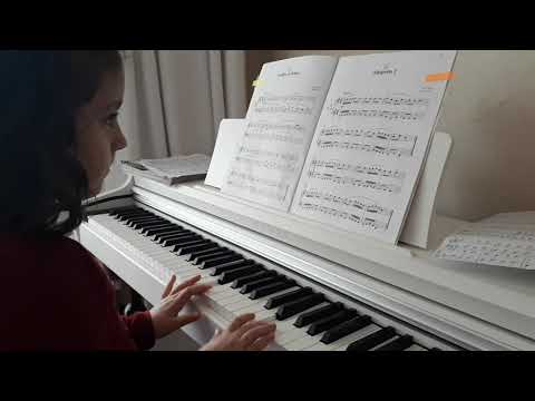 Allegretto 2 Suzuki piyano okulu 1.bölüm, Piyano 6 yaş