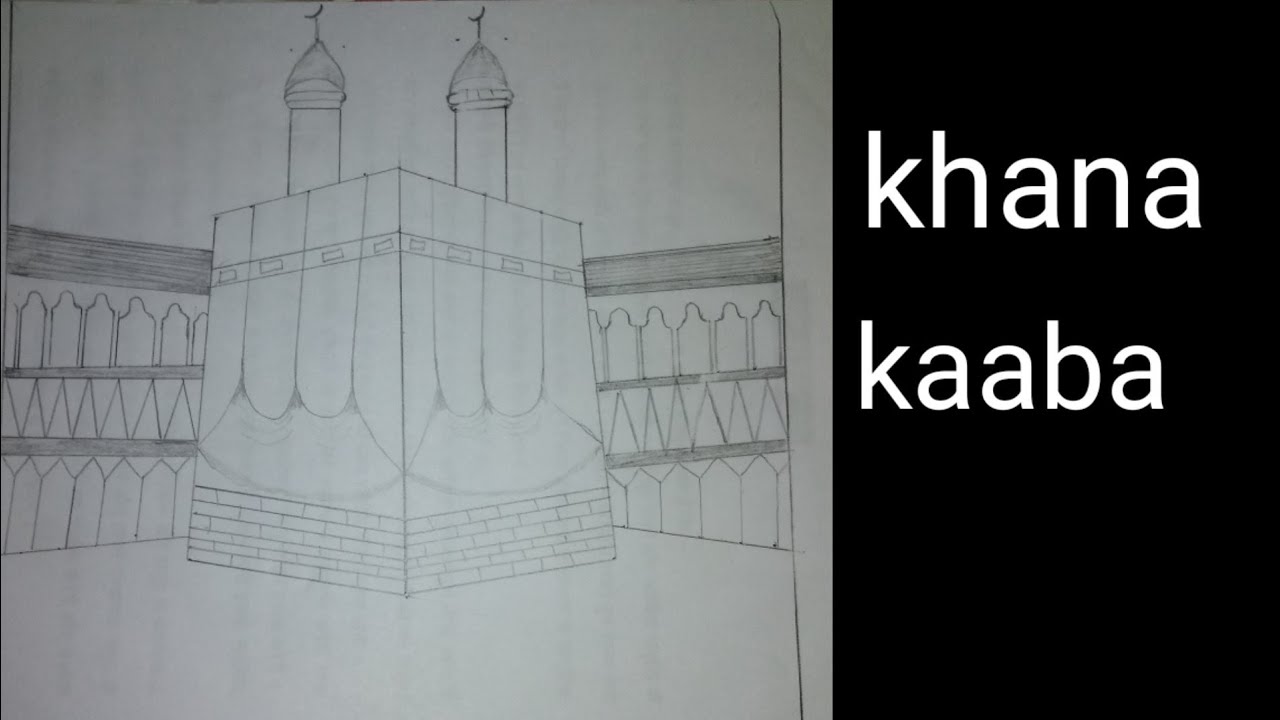 How to draw Makka simple and easy drawing - YouTube