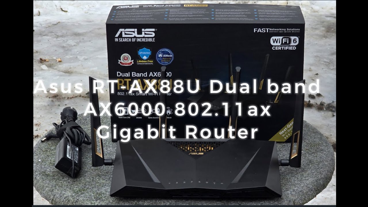 Asus RT-AX88U Gigabit WiFi6 AX6000 router. Myynnissä / For sale 25.2. ...