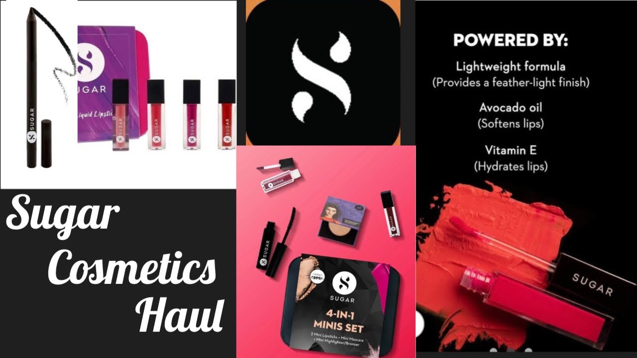 Sugar Cosmatics’s haul vedio||makeup products||haul vedio - YouTube