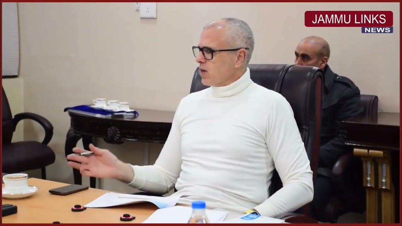 CM Omar Abdullah chairs high-level meeting, directs all departments to gear up for winter ...