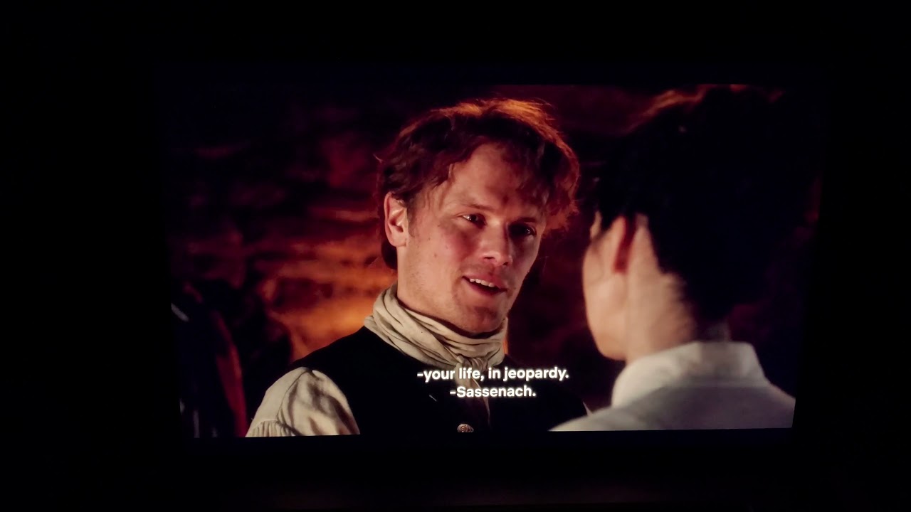Every time Jamie Fraser says Sassenach in Outlander - YouTube