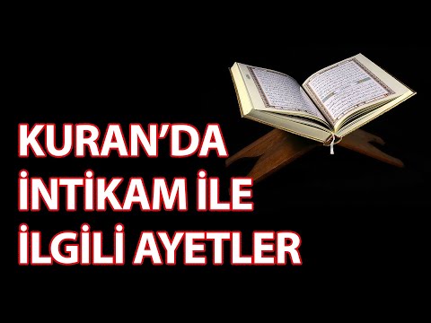 Kuran'da İntikam İle İlgili Ayetler