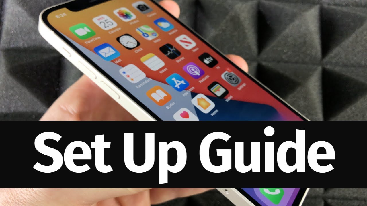 Set Up Guide for iPhone 12 64gb - First Time Turning On | Beginners ...