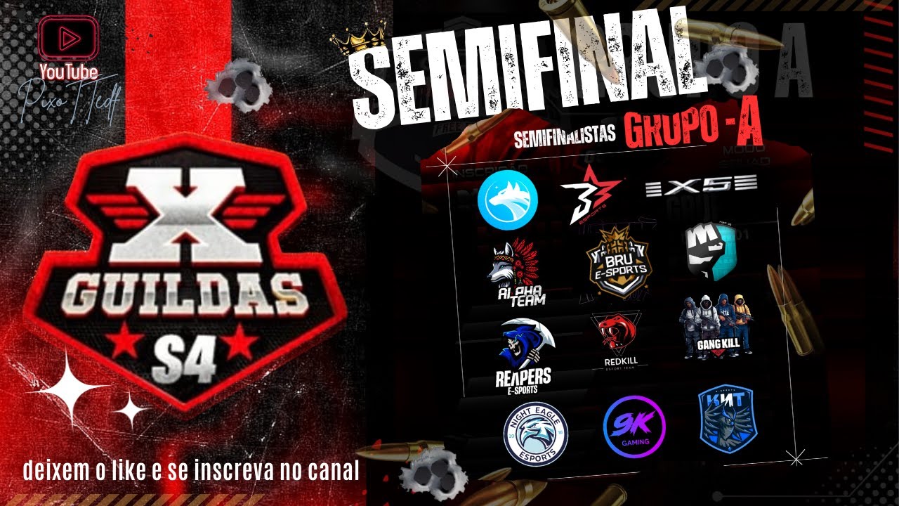 🔴X GUILDAS S4 - GRUPO A - SEMIFINAL RODADA 01🔴FREE FIRE - AO VIVO🔴# ...