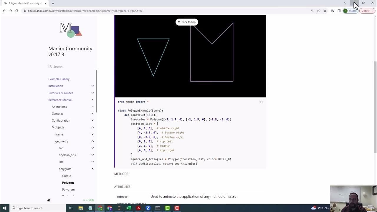 Math 696 - Polygons in Manim - YouTube