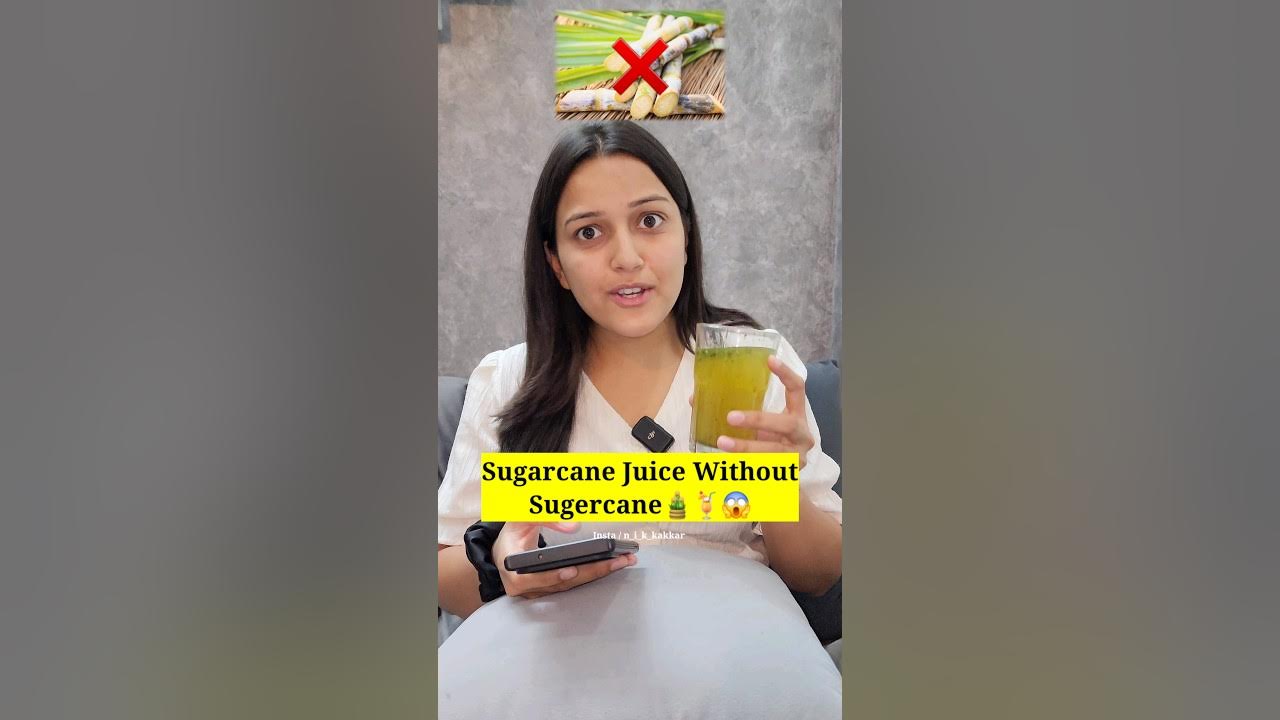 Sugarcane Juice Without Sugarcane At Home🎍🍹| Summer Special Drinks Recipe #shorts - YouTube