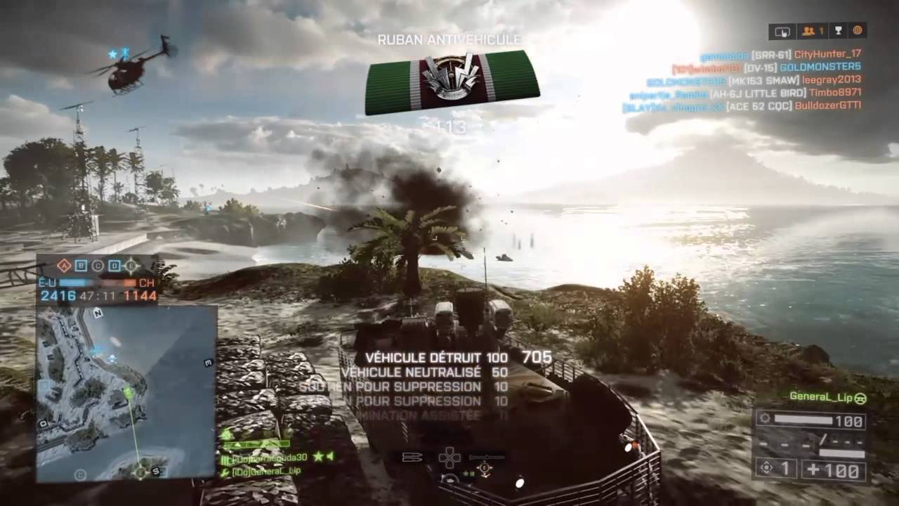 Battlefield 4 gameplay Fr multiplayer ps4 bf4 - YouTube