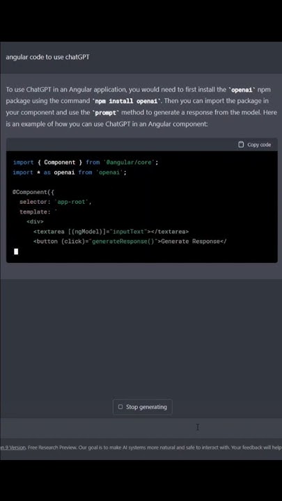 chatGPT coding Angular - YouTube