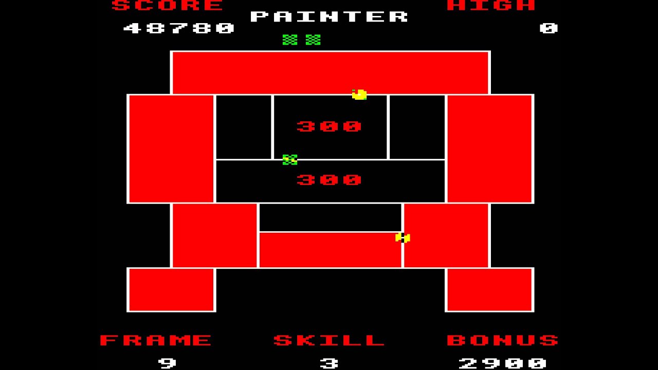 Painter on BBC Micro - Mac OSX using BeebEm Emulator - YouTube