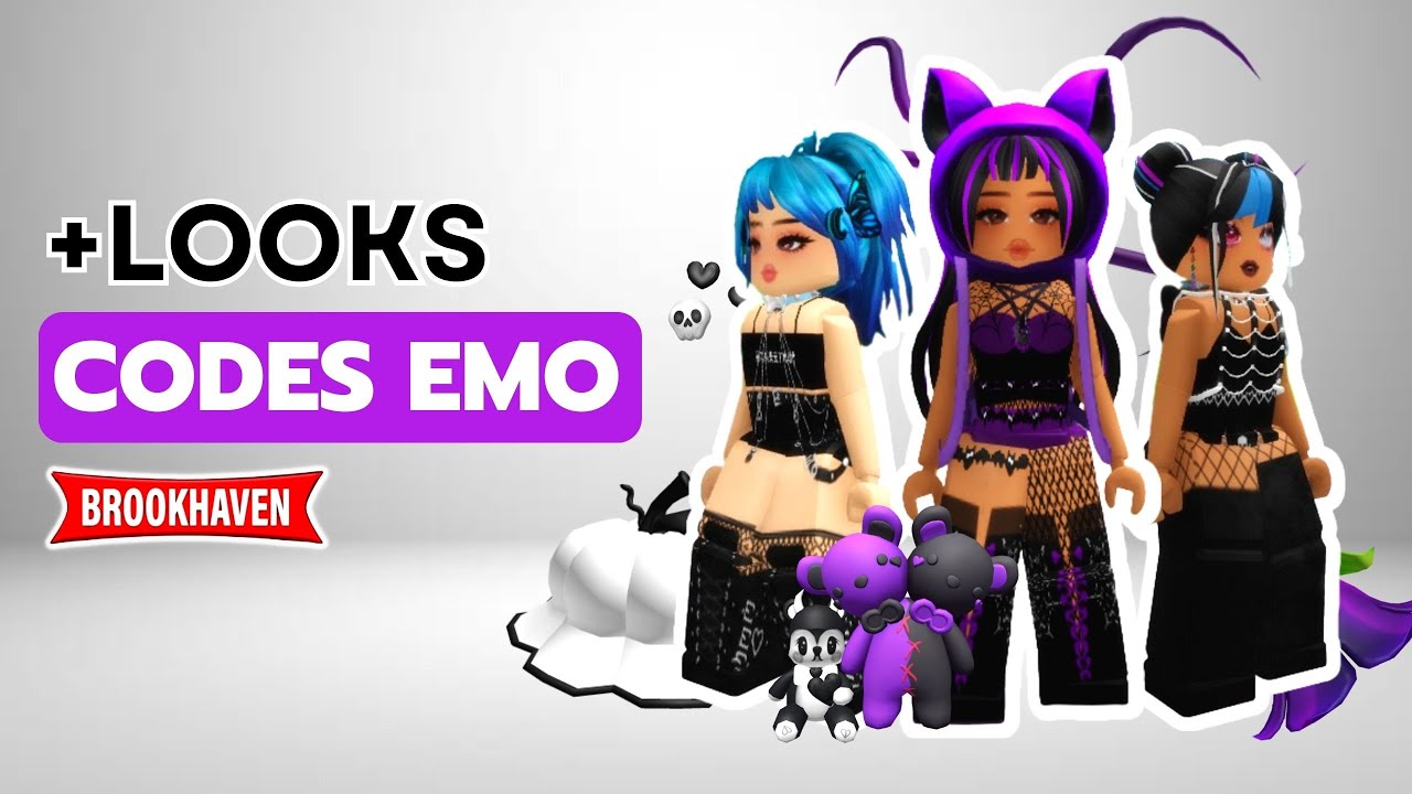 ID CODES OUTFIT EMO *GOTHIC* - YouTube