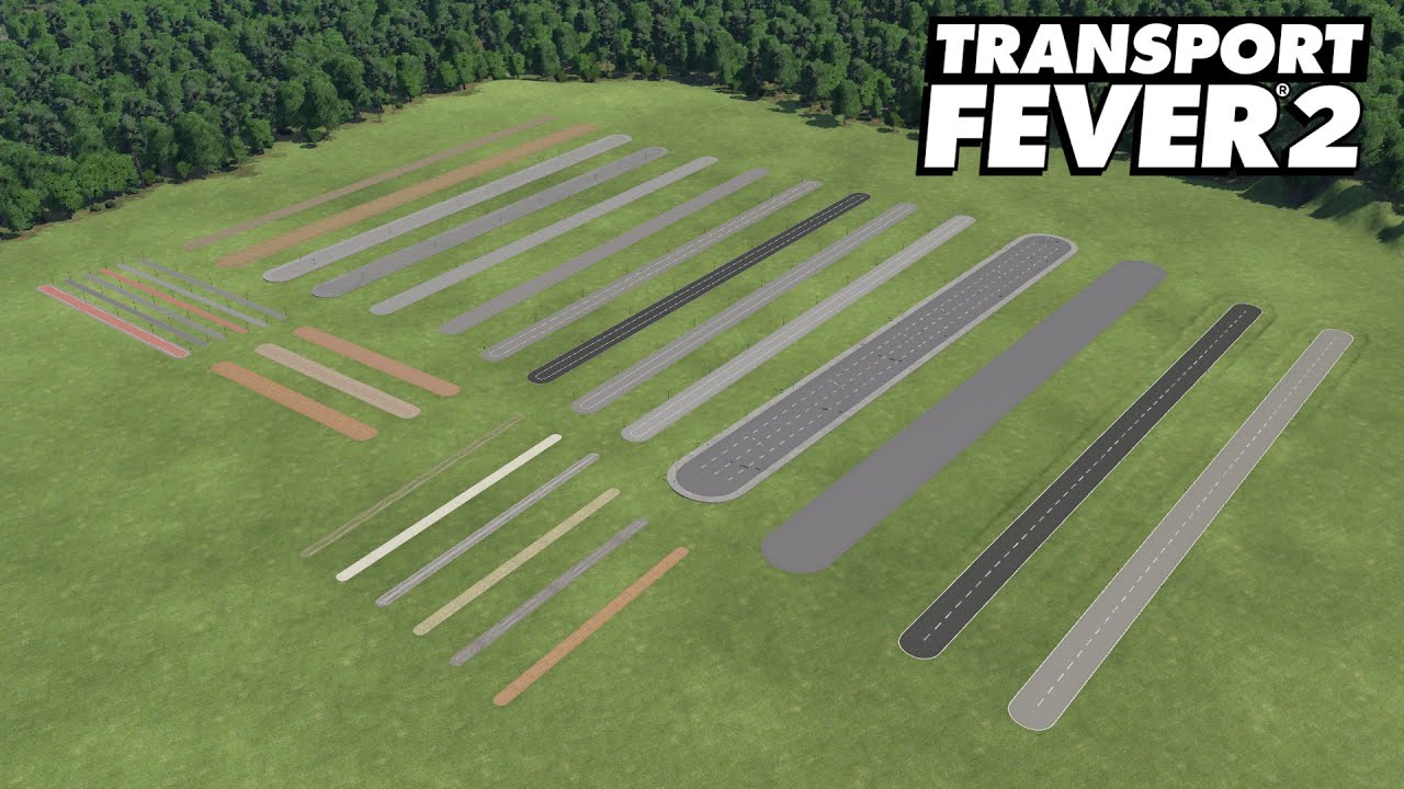 Transport Fever 2 [Modvorstellung] Straßenpaket (Feld- und andere Wege ...