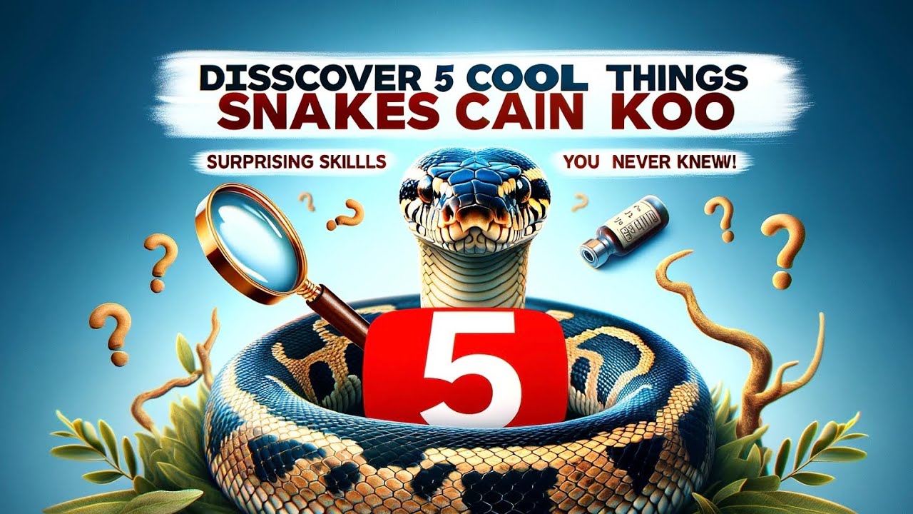 Discover 5 Cool Things Snakes Can Do|Surprising Skills You Never Knew ...