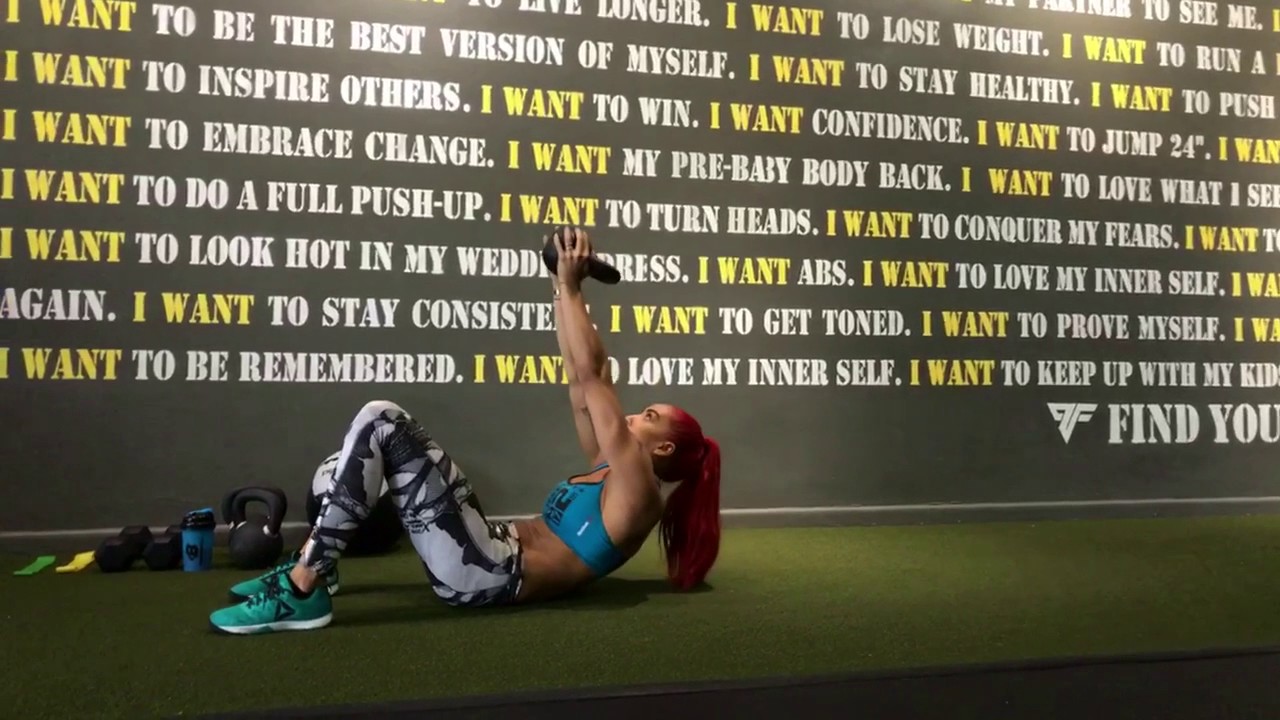 KB Sit Up Reach - YouTube