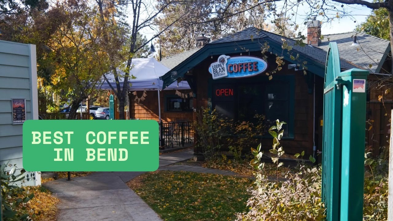 We ride to the best coffee shop in Bend, Oregon | Looney Bean - YouTube