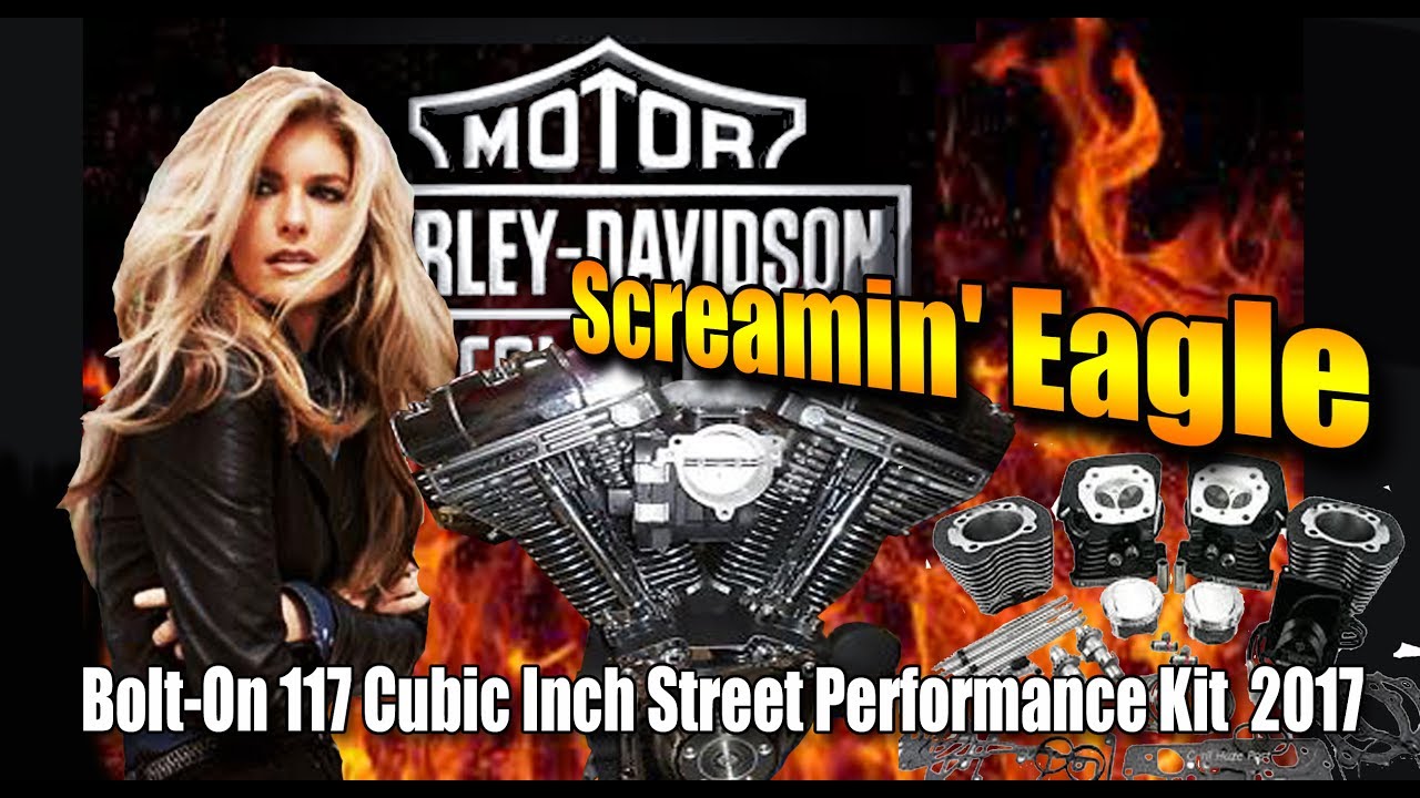 "HARLEY BIG BORE" Screamin' Eagle Bolt-On 117 - 103 + HP - YouTube