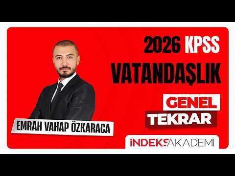 9 - 2026 KPSS - GENEL TEKRAR - Vatandaşlık - IX - Yargı - Emrah VAHAP ÖZKARACA