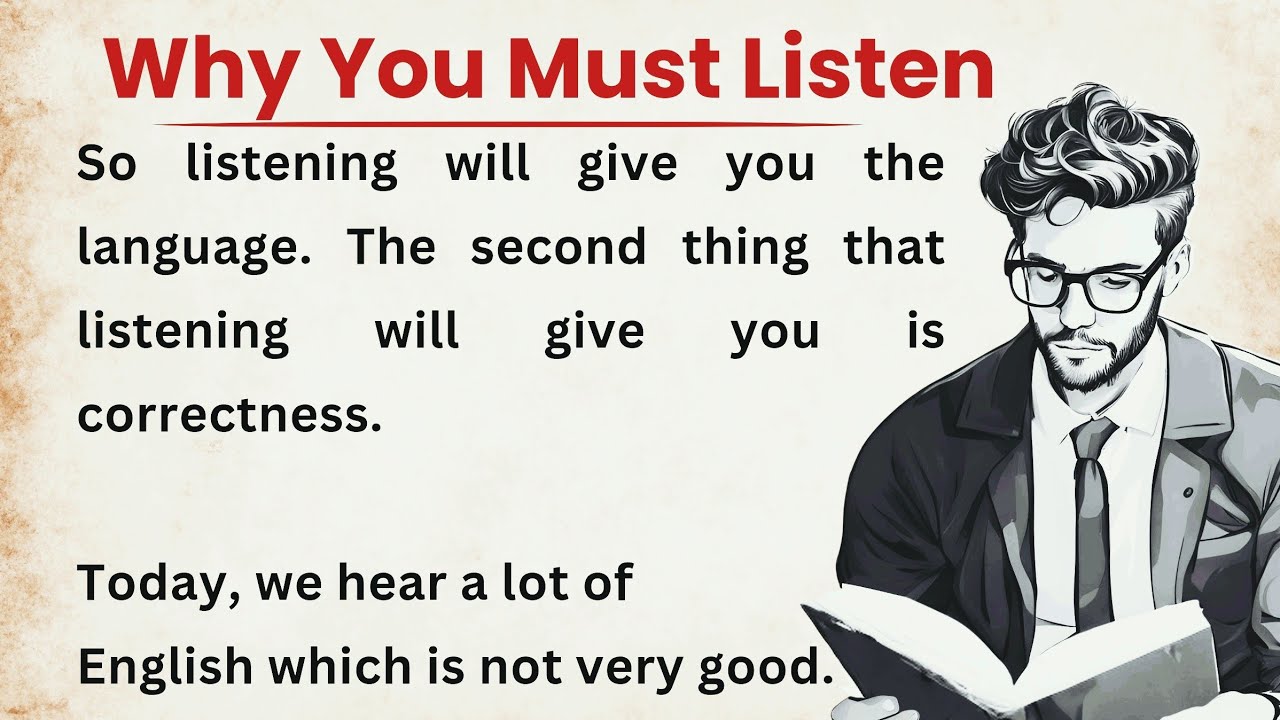 Why You Must Listen | | Speak English | Think Fast Speak Smart || How ...