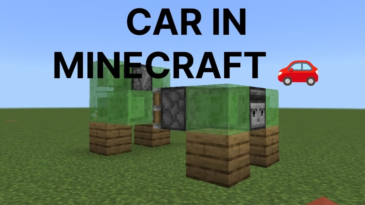 Tutorial how to create a car in Minecraft 🚗 - YouTube