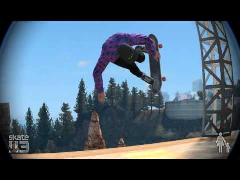 EA Skate 3 - Flatland Frontflip Christ Air ! - YouTube
