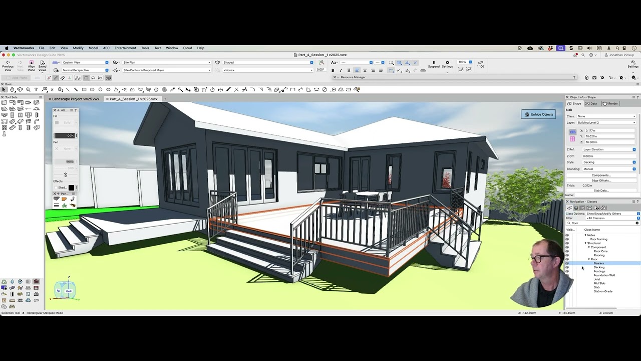 Starting a Patio in Vectorworks? Use a Slab - YouTube