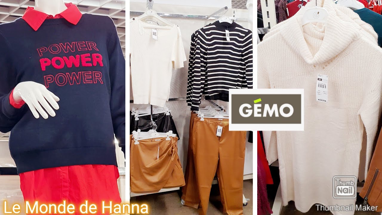 GÉMO ARRIVAGE 23-09 NOUVELLE COLLECTION FEMME 🚺 - YouTube
