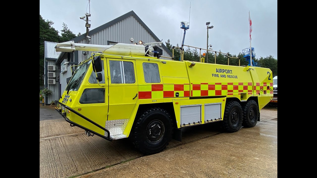 1986 Gloster Saro Protector Fire Engine 6x6 Airport Crash Tender ...