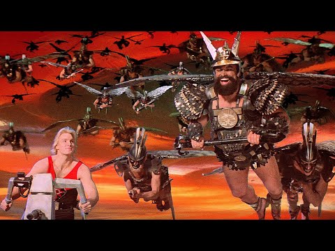 Hawkmen DIVE! (Full Battle) | Flash Gordon (1980) 4K