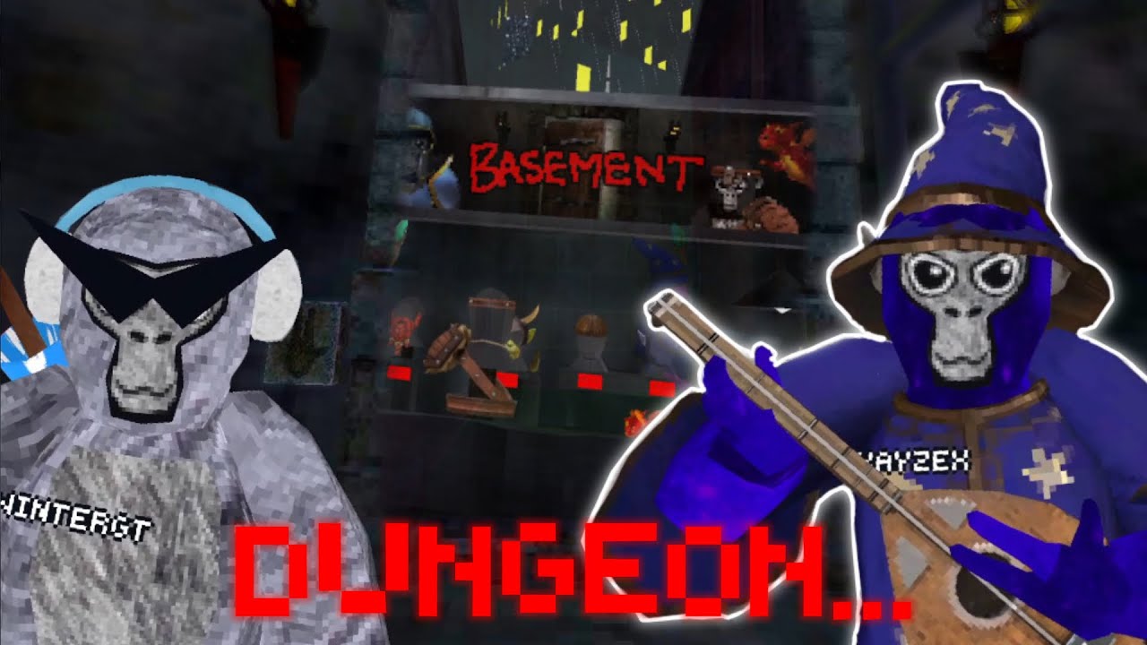 The Gorilla Tag DUNGEON update is CRAZY!!! - YouTube
