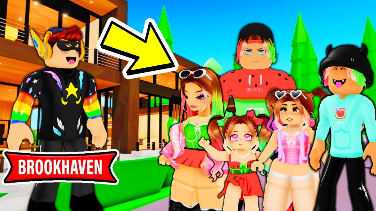 I got ADOPTED by THE @IBella FAMILY...SERIES (Brookhaven 🏡RP) - YouTube