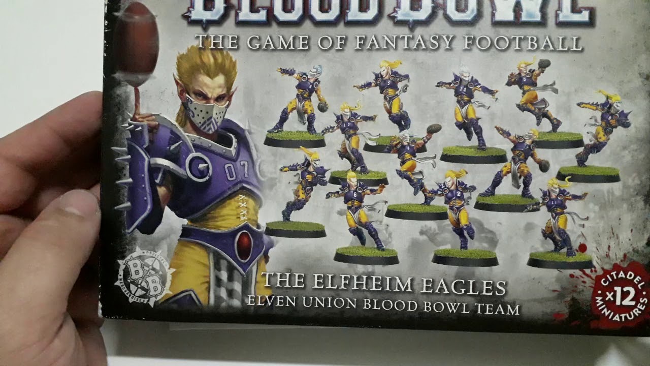 The Elfheim Eagles - Elven Union Blood Bowl Team - Unboxing PT - YouTube