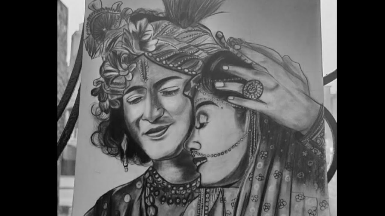 Radha krishan sketch ️|step by step|#art #drawing #artist #radhakrishna ...
