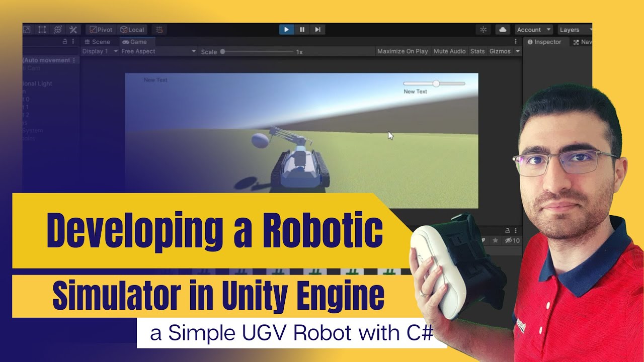 Robotic Simulator Creating A Simple Ugv Robot In Unity With C 1327