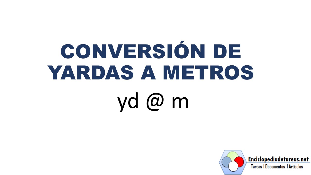 Conversi n De Yardas A Metros YouTube