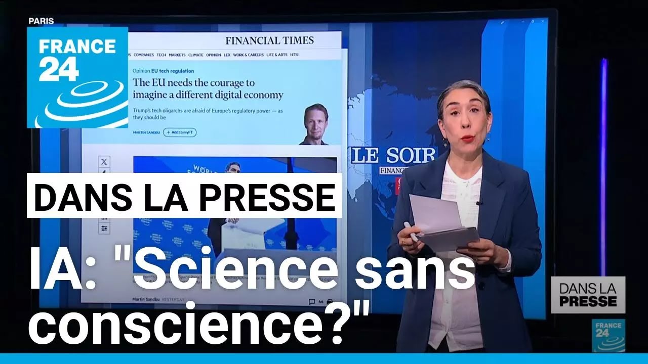 Intelligence artificielle: "Science sans conscience n'est que ruine de l'âme" • FRANCE 24 - YouTube