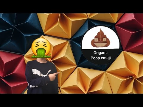 how to make an origami poop emoji?💩 (Jo nakashima) - YouTube