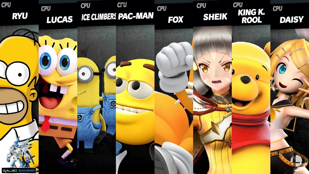 Homer vs SpongeBob vs Minions vs Emoji vs Tails vs Nia vs Pooh Bear vs ...