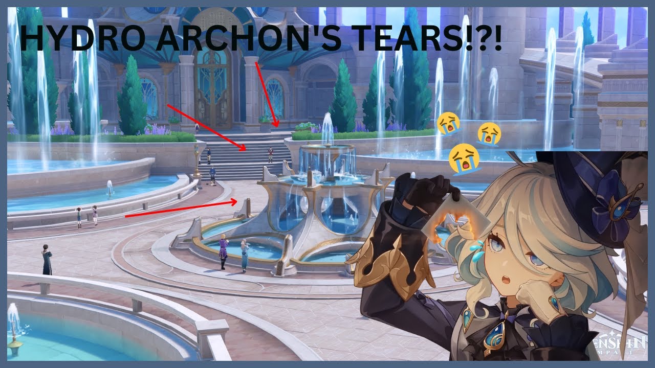 HYDRO ARCHON CRYING UNDER FOUNTAIN!?! // Genshin Impact - YouTube