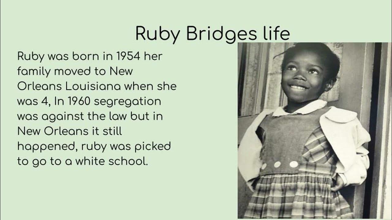 Ruby Bridges - Black History Research Project - YouTube