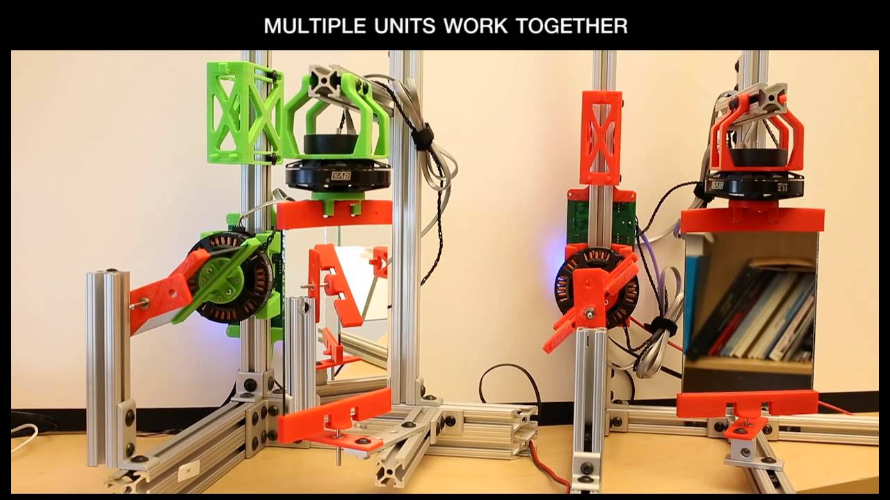 Dynamic target tracking camera using gimbal motor, automatic pan tilt ...