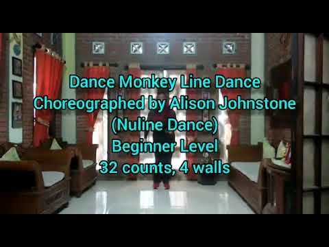 Dance Monkey Line Dance | Chor by Alison Johnstone | Music by Tones and ...