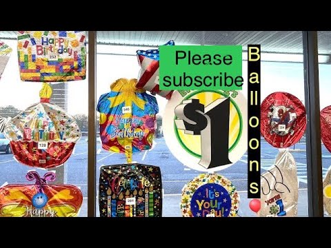 Dollar store balloons 🎈 with number code - YouTube