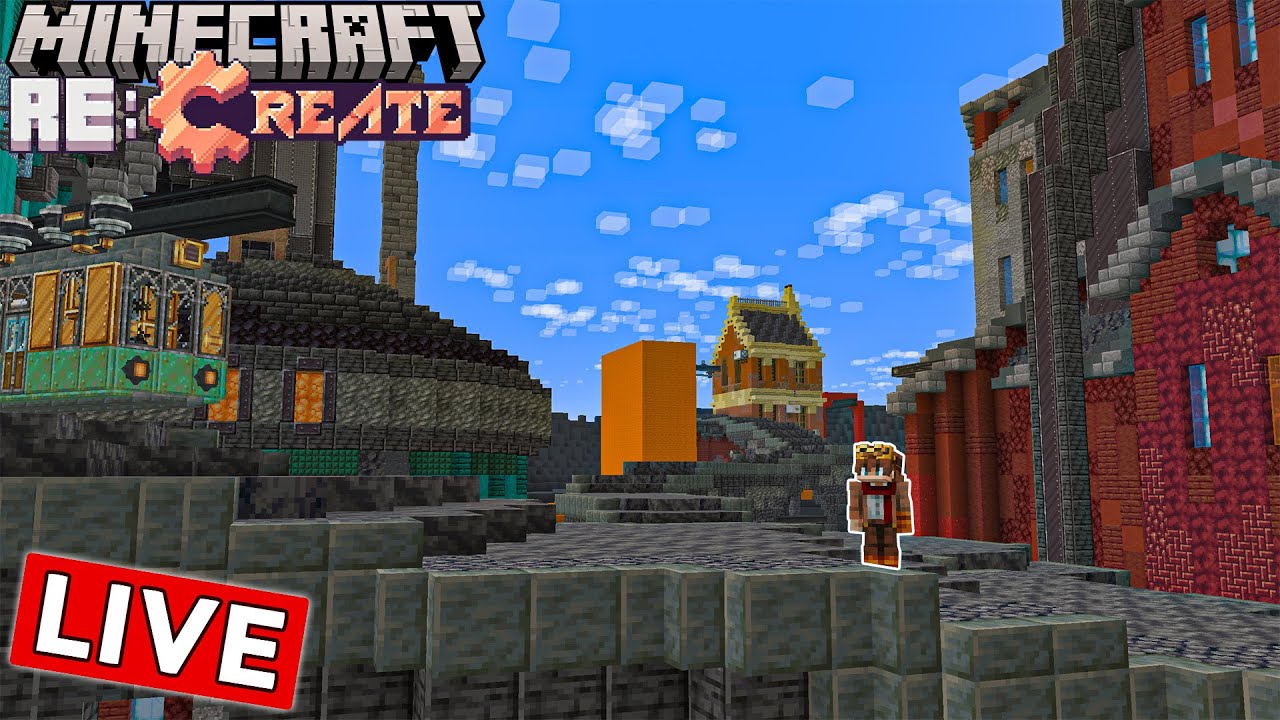 Creative Planning for my Base :: Minecraft Re:Create SMP - YouTube