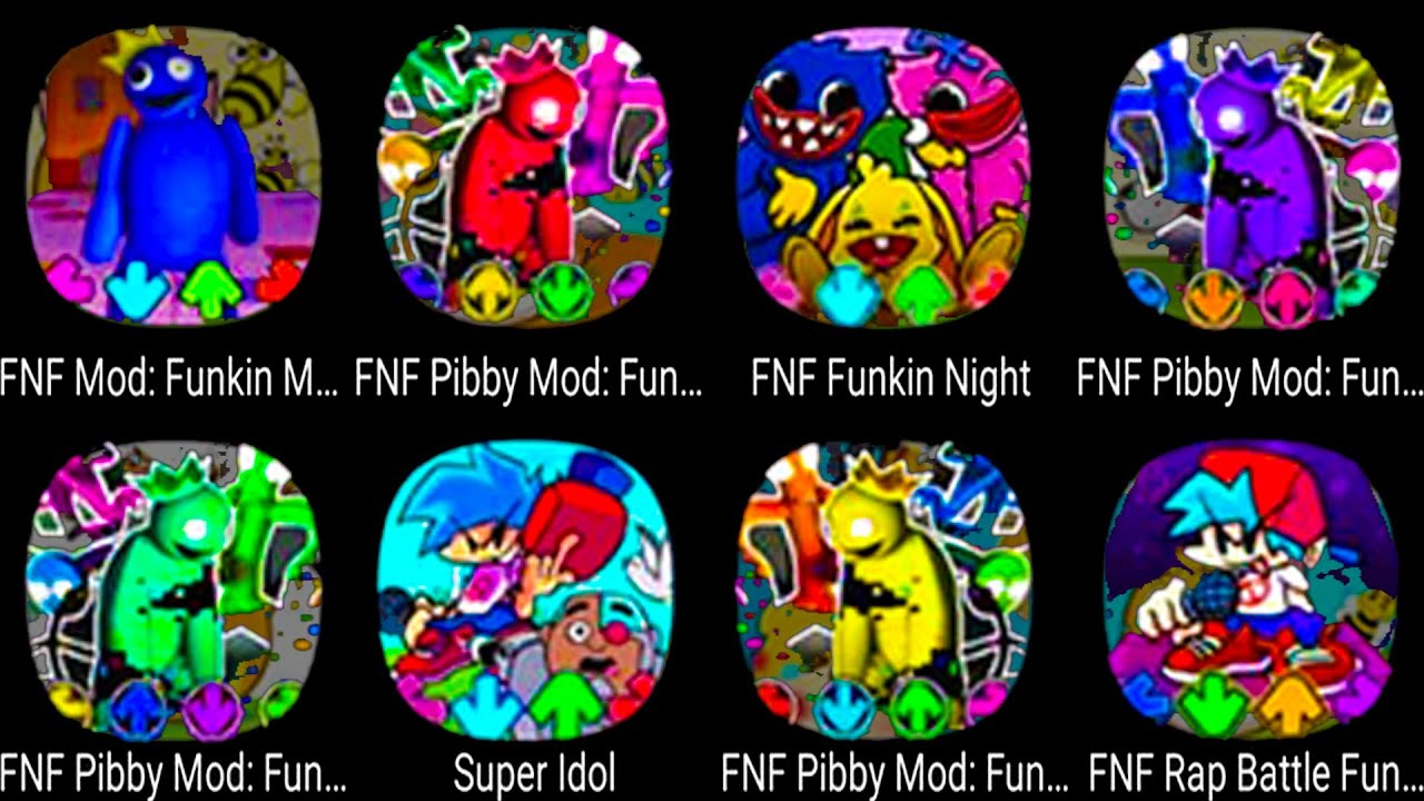How to play FNF Mod Fukin Music, FNF Pibby Mod, FNF Night, Rap Battle ...