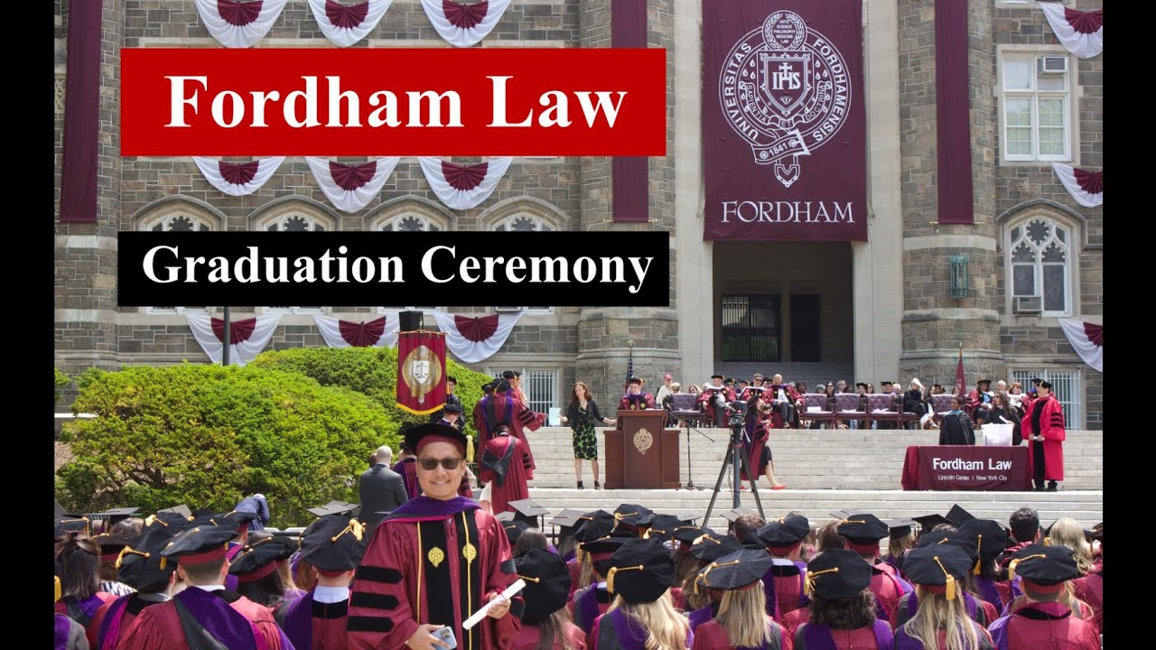 Fordham Law Graduation Ceremony - YouTube
