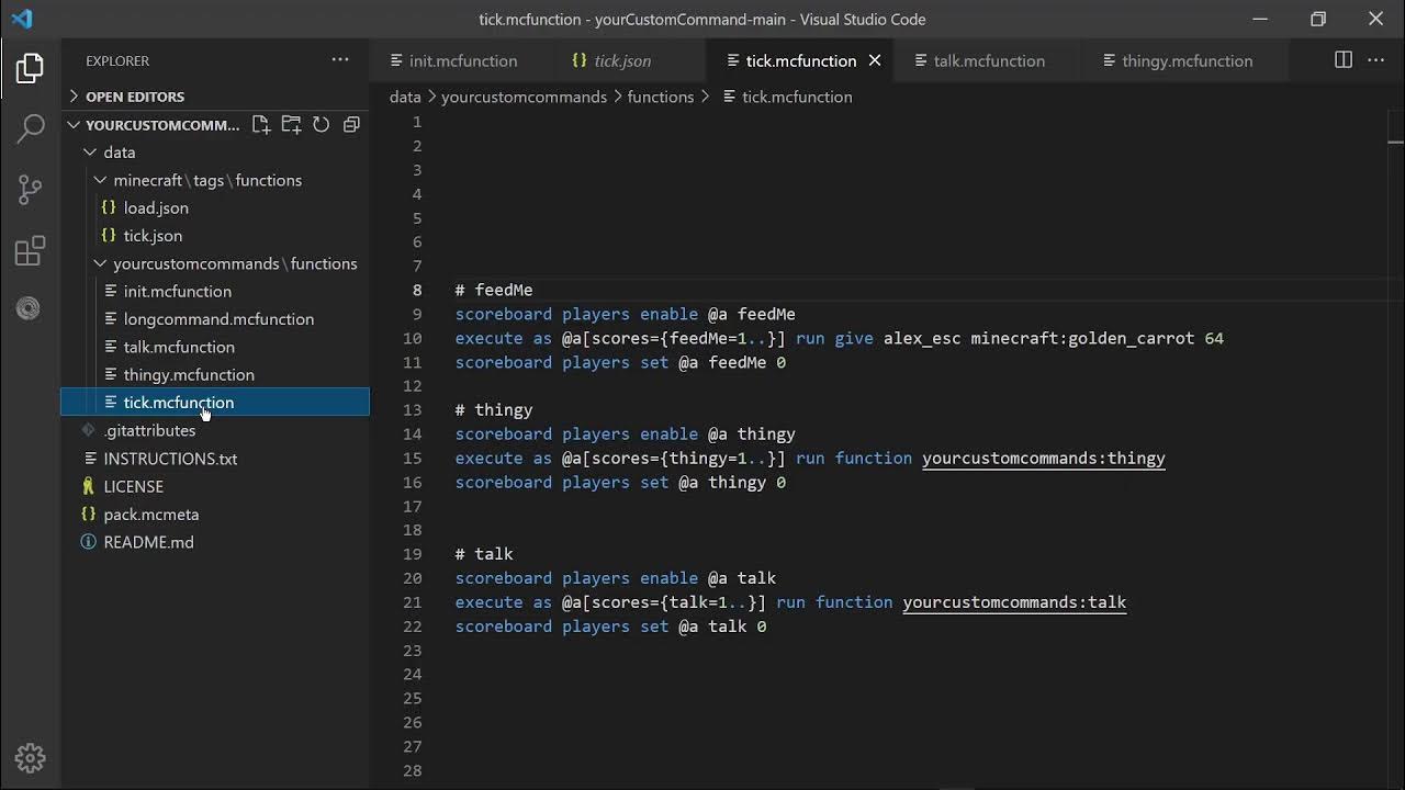 Make Custom Commands In Minecraft PART 2 Using Functions For Longer make-custom-commands-in-minecraft-part-2-using-functions-for-longer