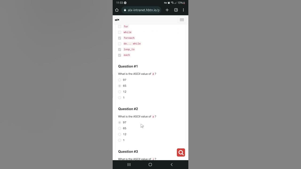 0x02 C Functions Nested Loops Quiz Youtube
