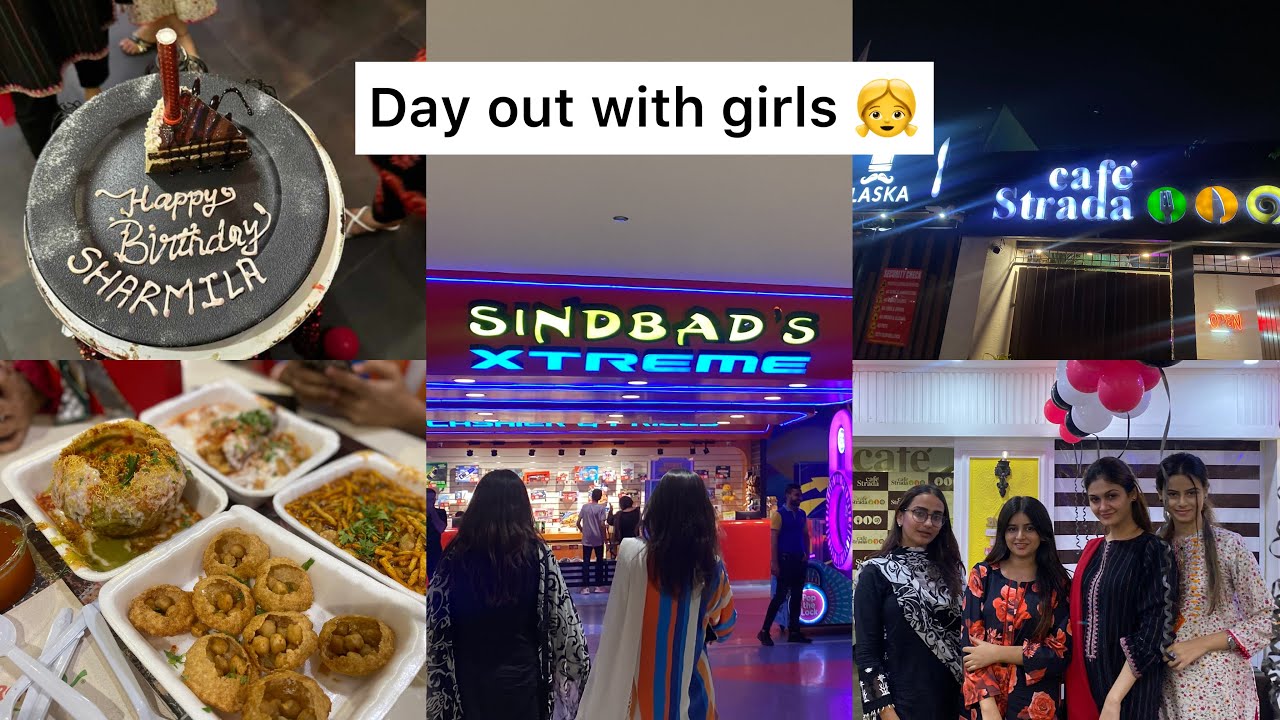 Day out with girls 👧 | Sindbad Extreme bh gyii😅 | Aqsa Memon 🩷 - YouTube