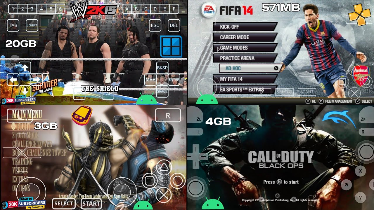 best emulator games for android 🔥| My Game Play - YouTube